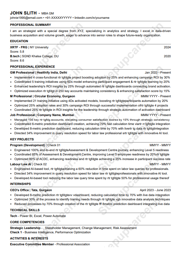 Free Professional AI Resume Builder India 2026 | ATS-Friendly CV Maker ...